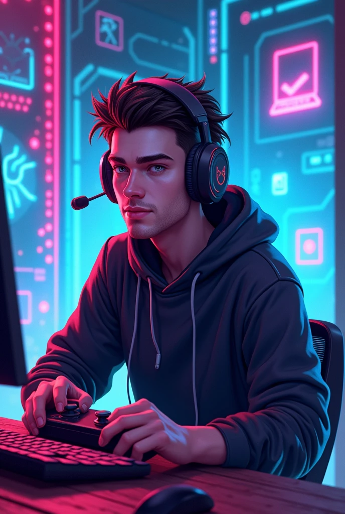 Create a profile picture for my Twitch channel for online gaming ...