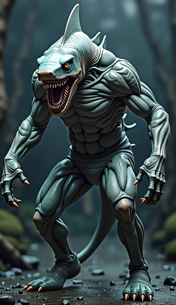Hammerhead shark monster Human-hammerhead shark composite monster ...