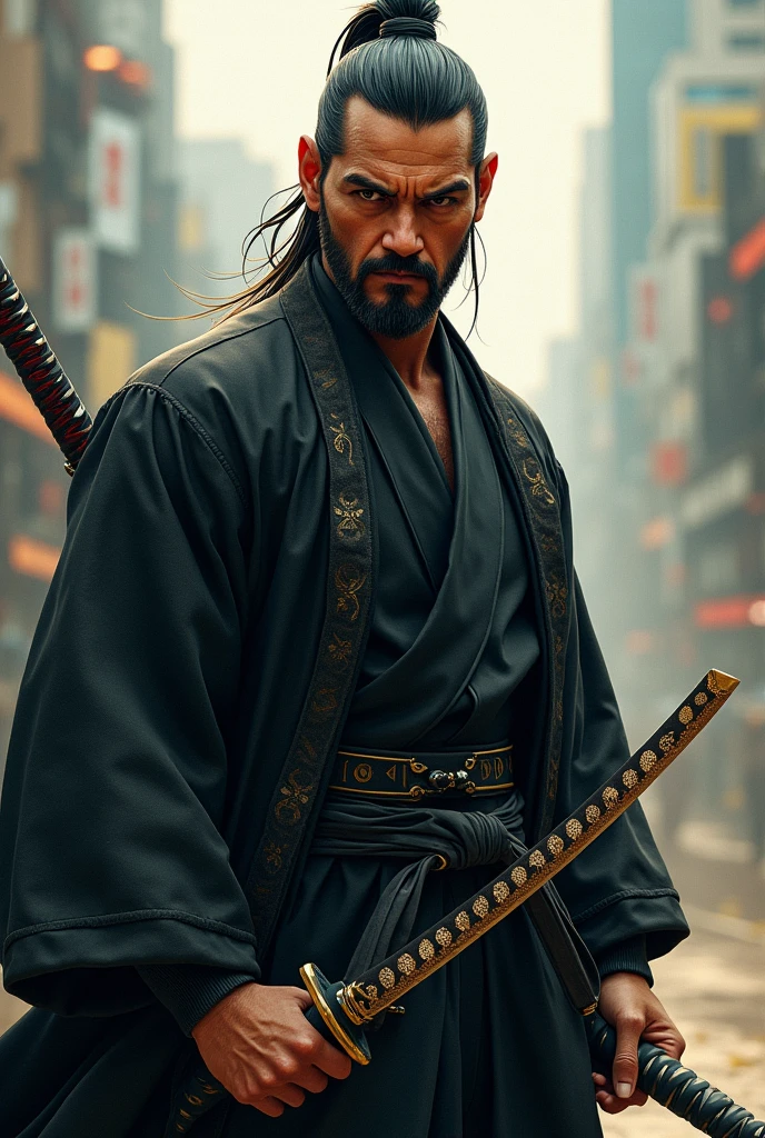 Miamoto musashi profile in modern era - SeaArt AI