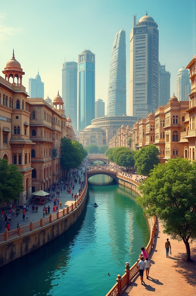 Ahmedabad city in Gujarat - SeaArt AI