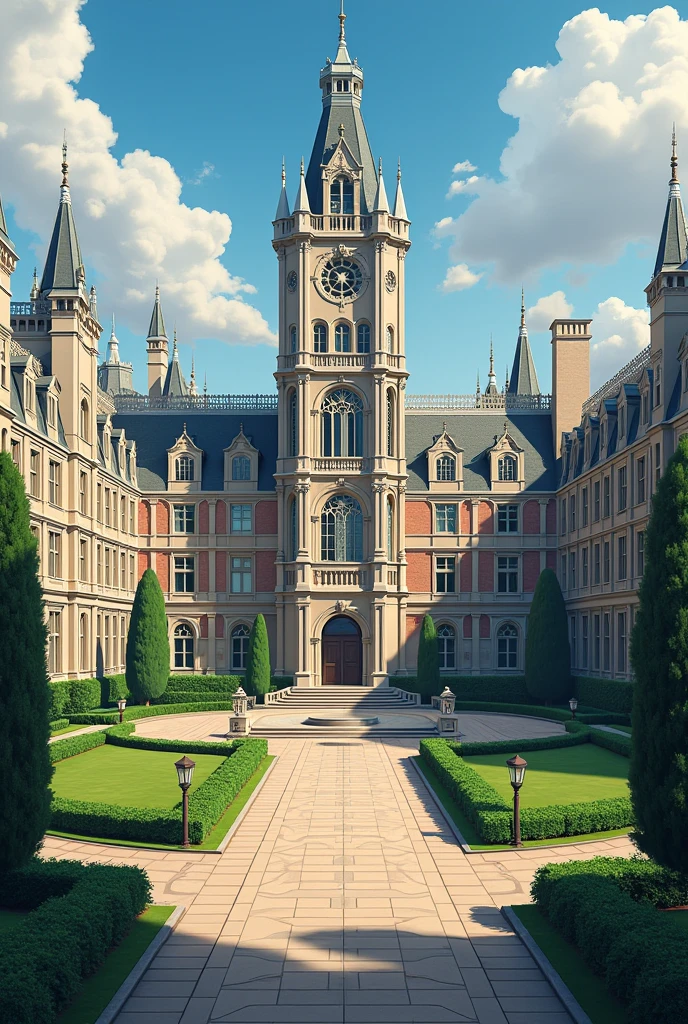 An academy exterior - SeaArt AI