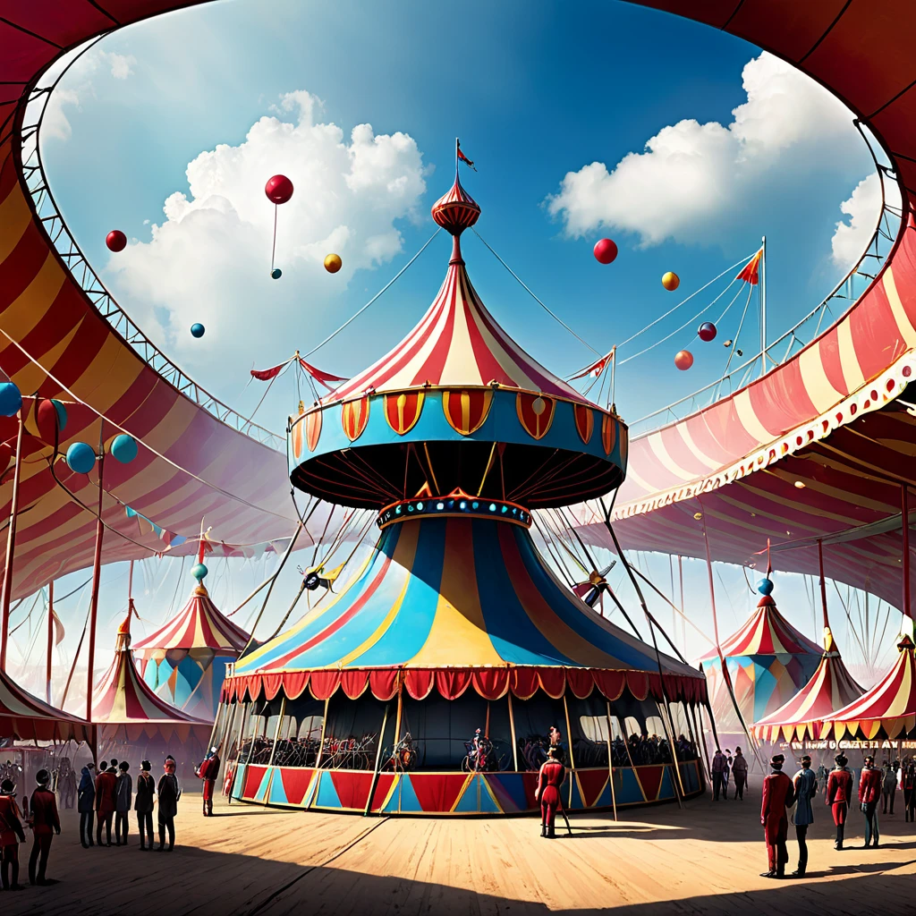 Circus of the Future - SeaArt AI