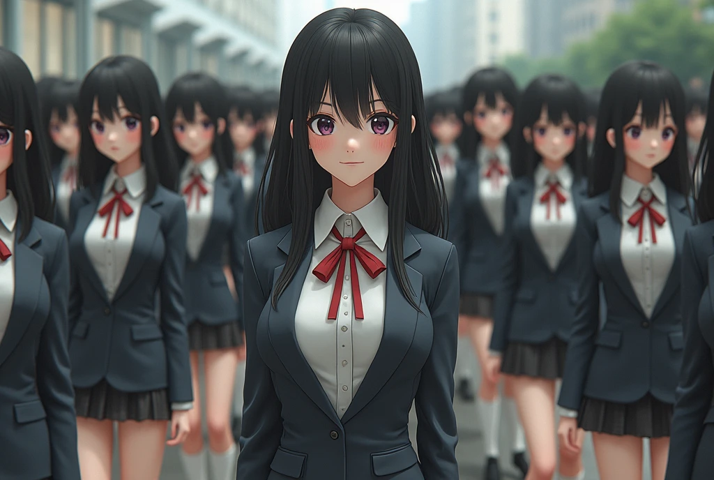 (Japanese Clone-girls=Myself), (Super Best masterpiece Clone - SeaArt AI