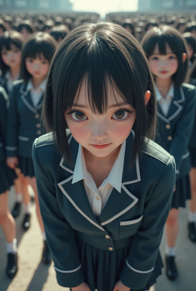 (Japanese Clone-girls=Myself), (Super Best masterpiece Clone - SeaArt AI