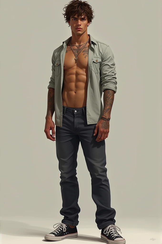 Azrael Morris stands tall at 6'2", with a lean yet toned physique and ...