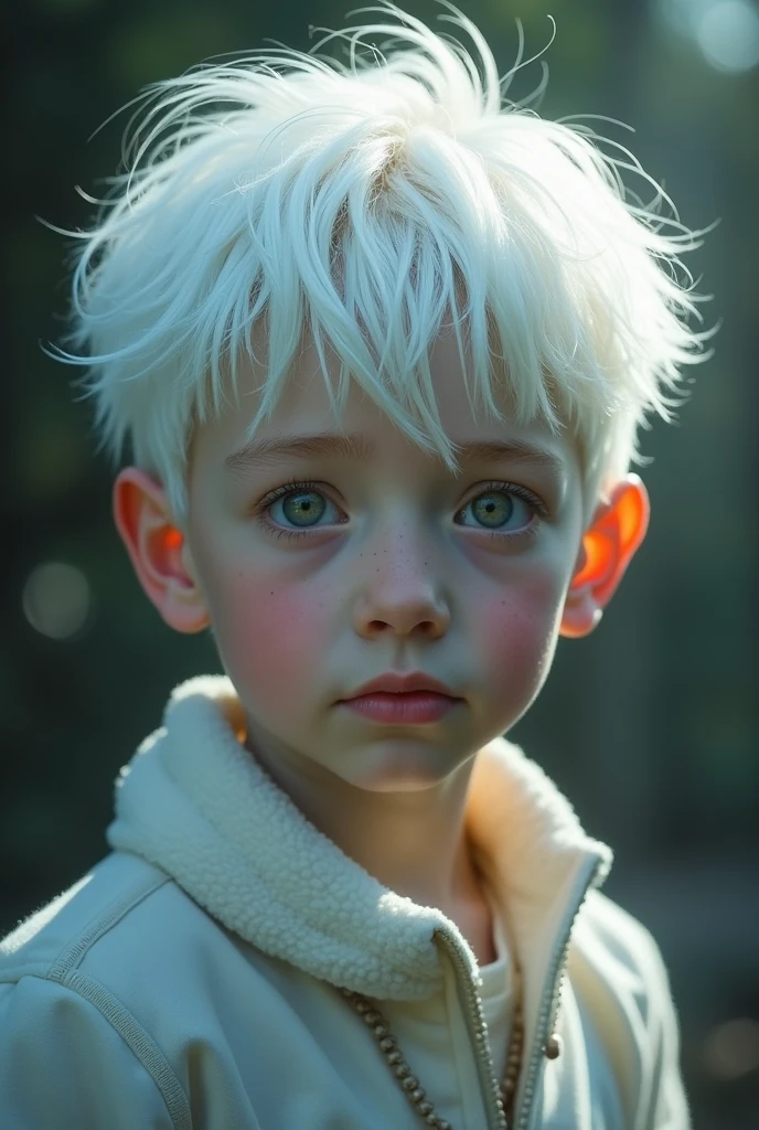 Albino boy bright almond eyes but medium and honey and muscular young ...