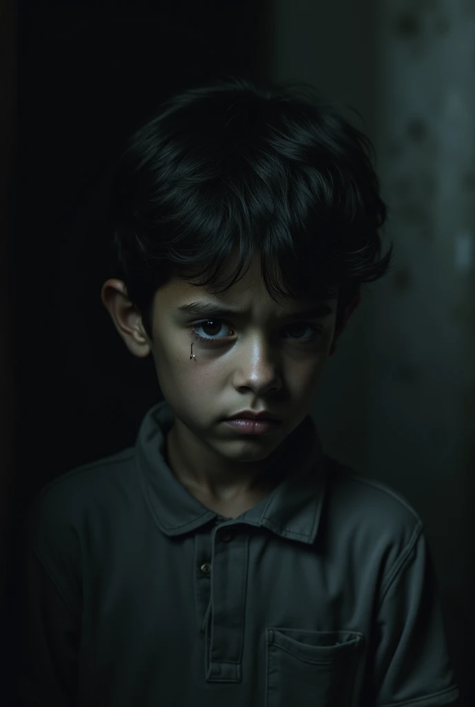 Boy sad dark - SeaArt AI