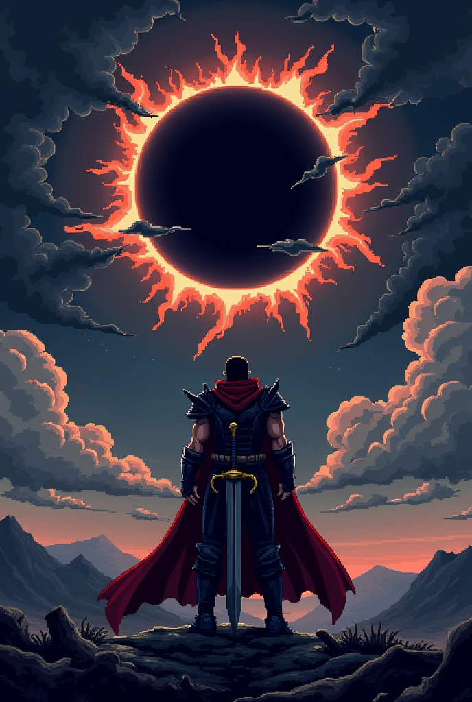In pixel style , The Eclipse of Berserk - SeaArt AI