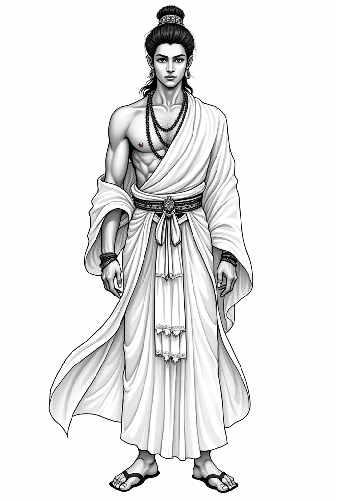 Beautiful hand-painted Q version black and white simple clean line ...