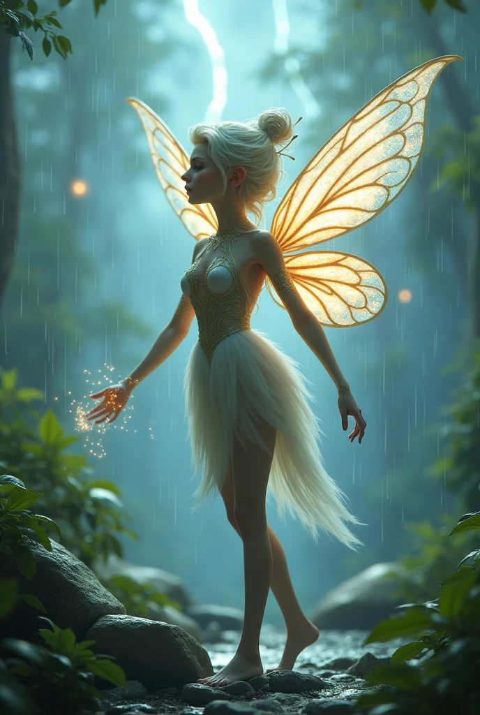 A fairy that can fly and control weather - SeaArt AI