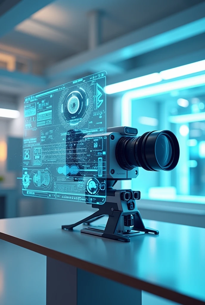 Camera and hmi projection should be present with bright image - SeaArt AI