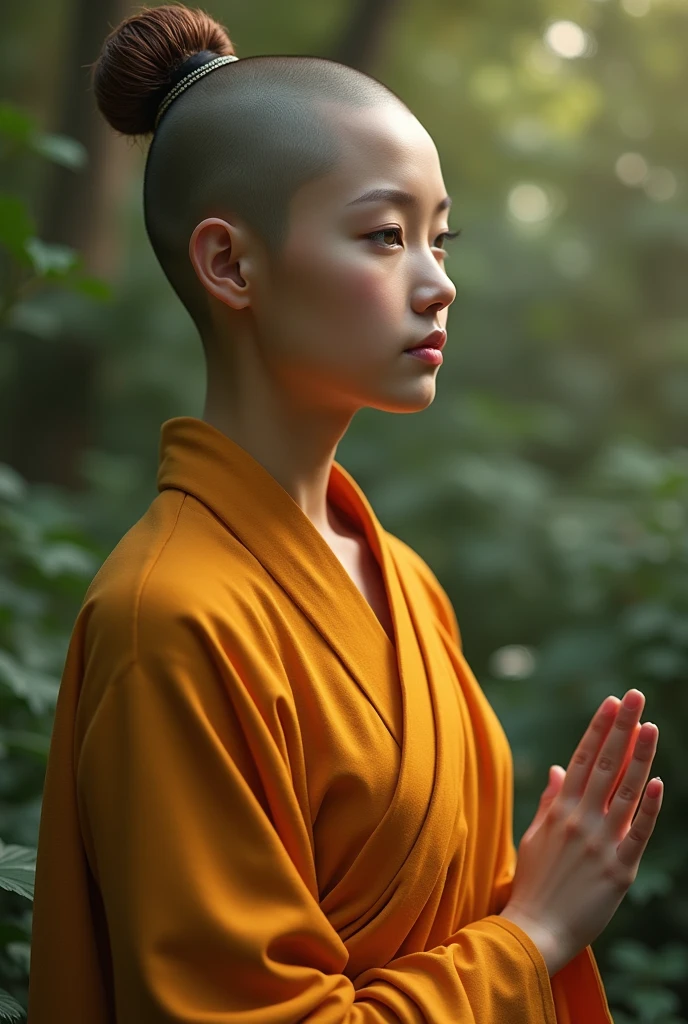 Buddhist Hot girl Monk - SeaArt AI