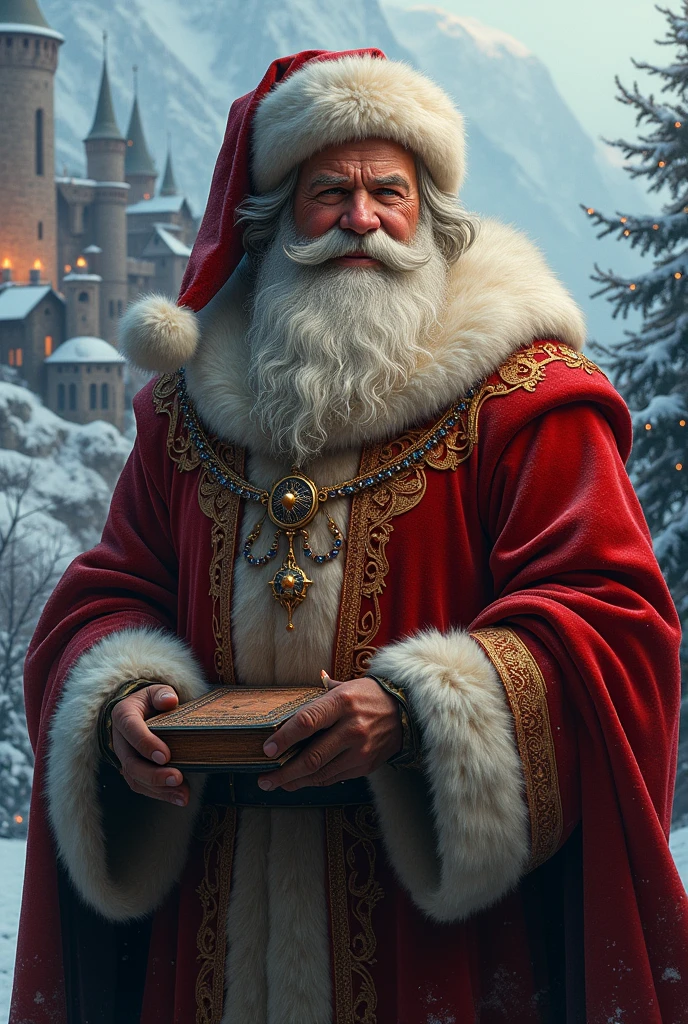 A medieval Santa Claus - SeaArt AI