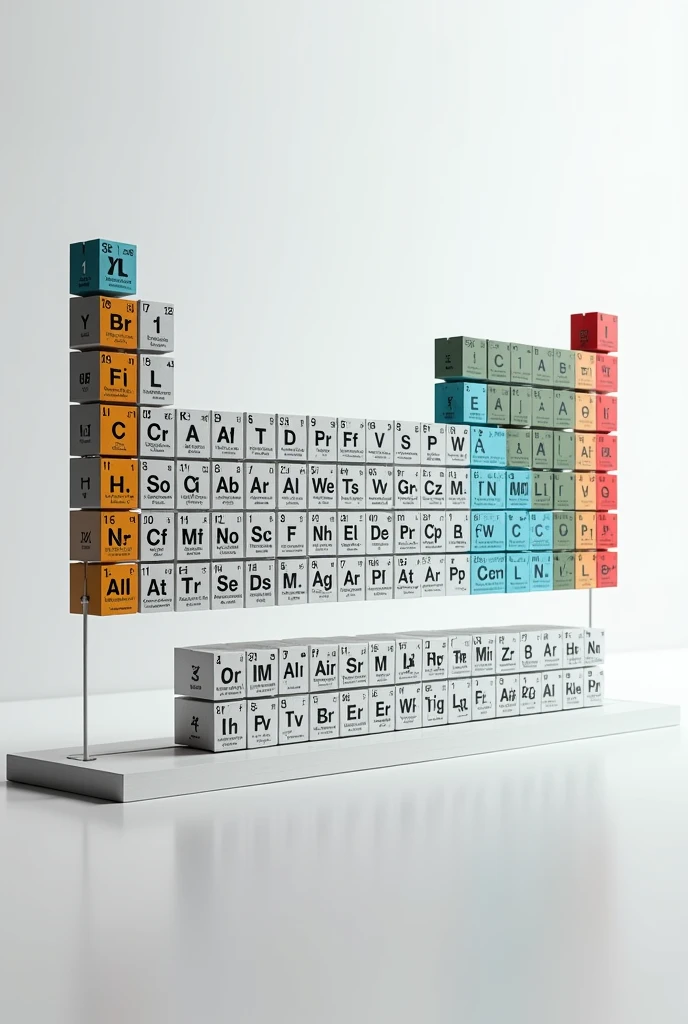 I need the periodic table with the element symbol, the name and ...