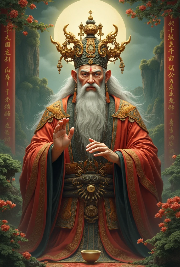 Image of an eastern god, father of words - SeaArt AI