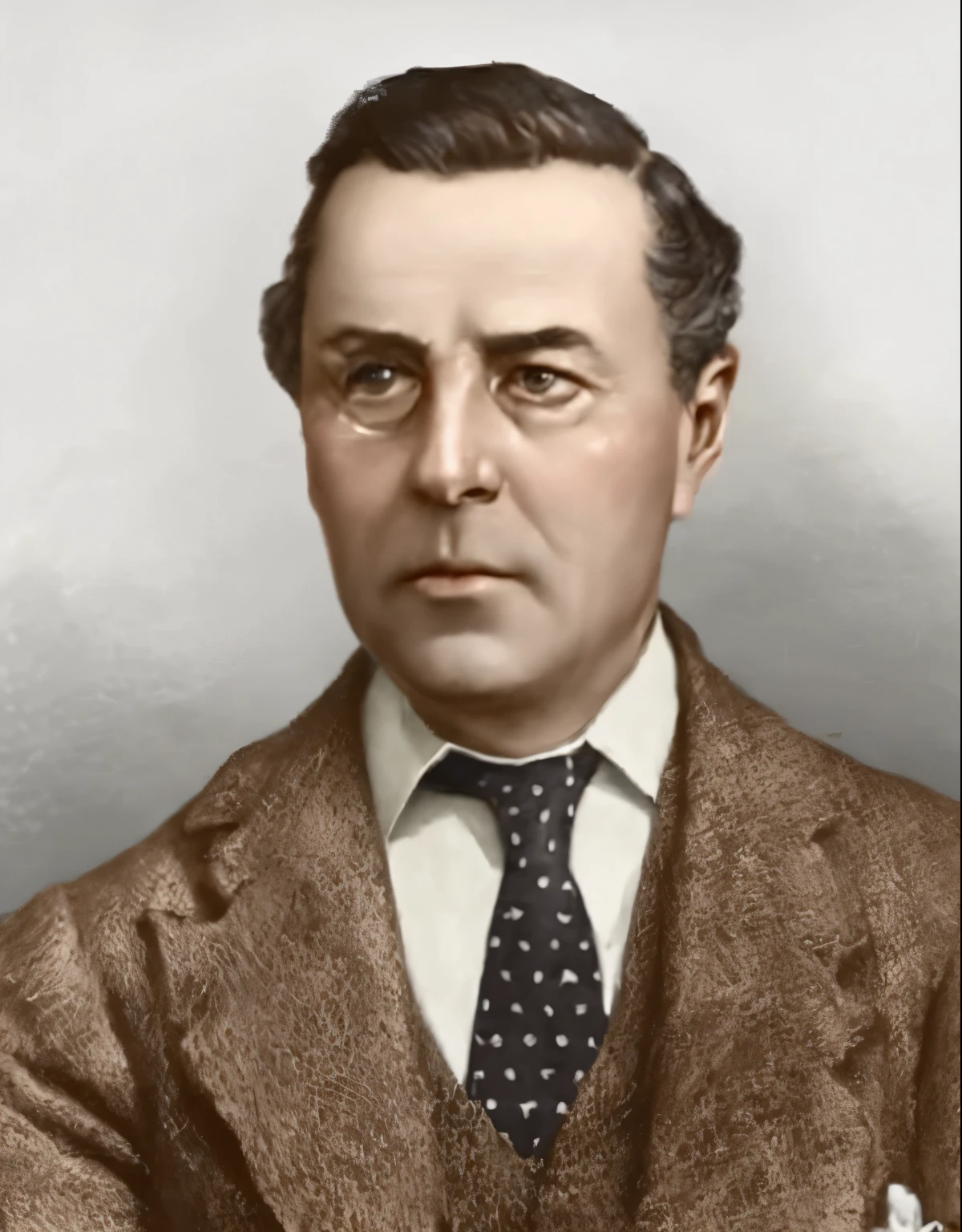 Arafed photograph of a man in a suit and tie - SeaArt AI
