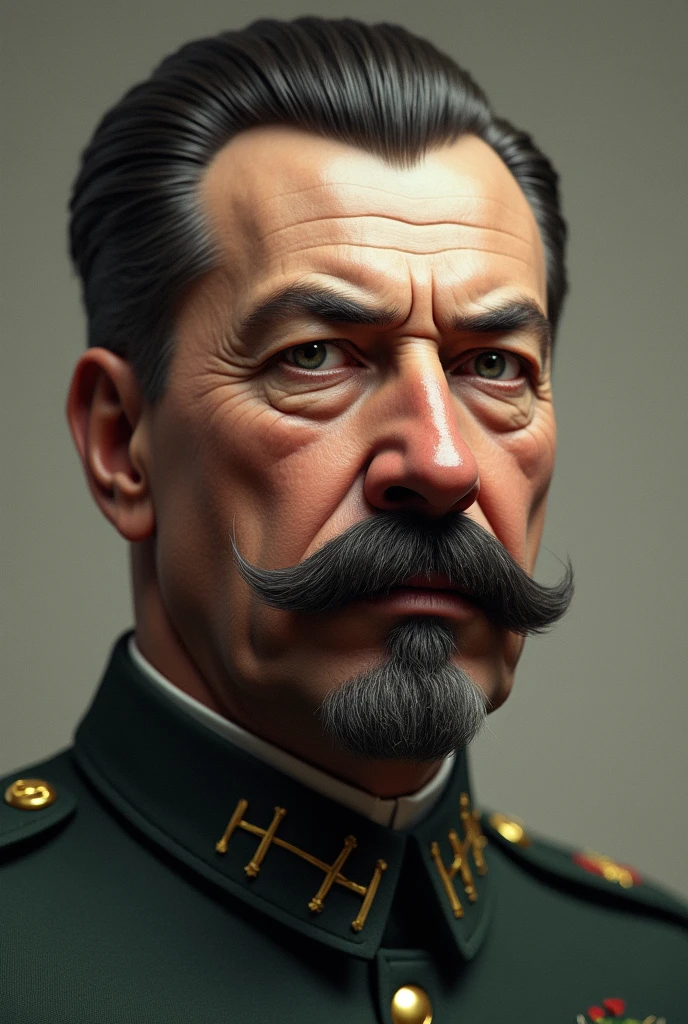 Image of Josef Stalin with trimmed beard - SeaArt AI