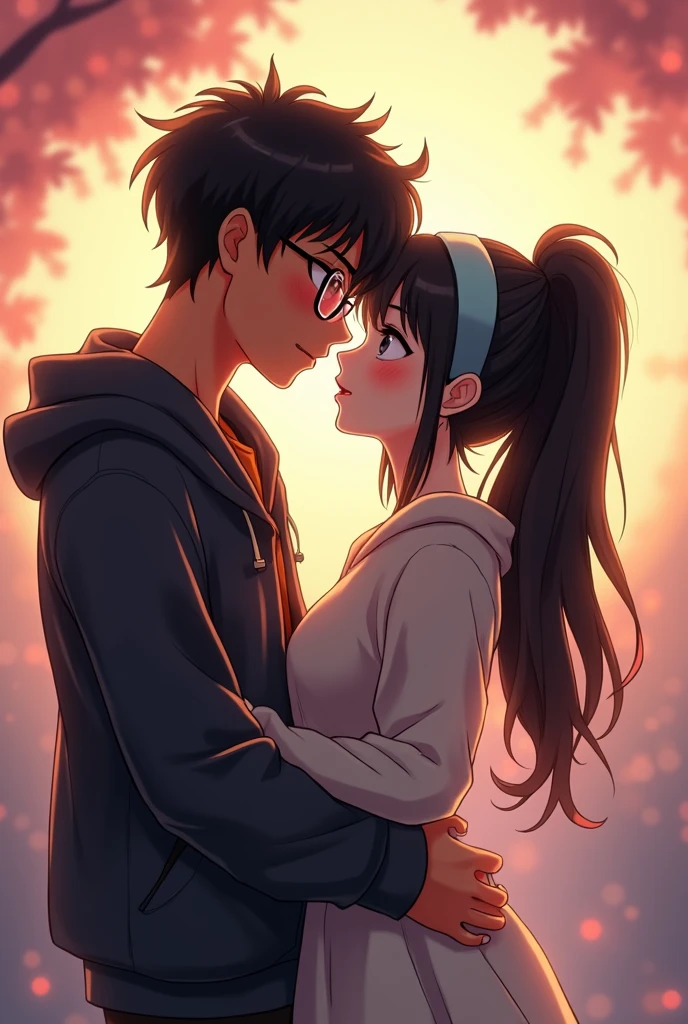 Couple of boyfriends . Both of them have cinnamon-colored skin - SeaArt AI