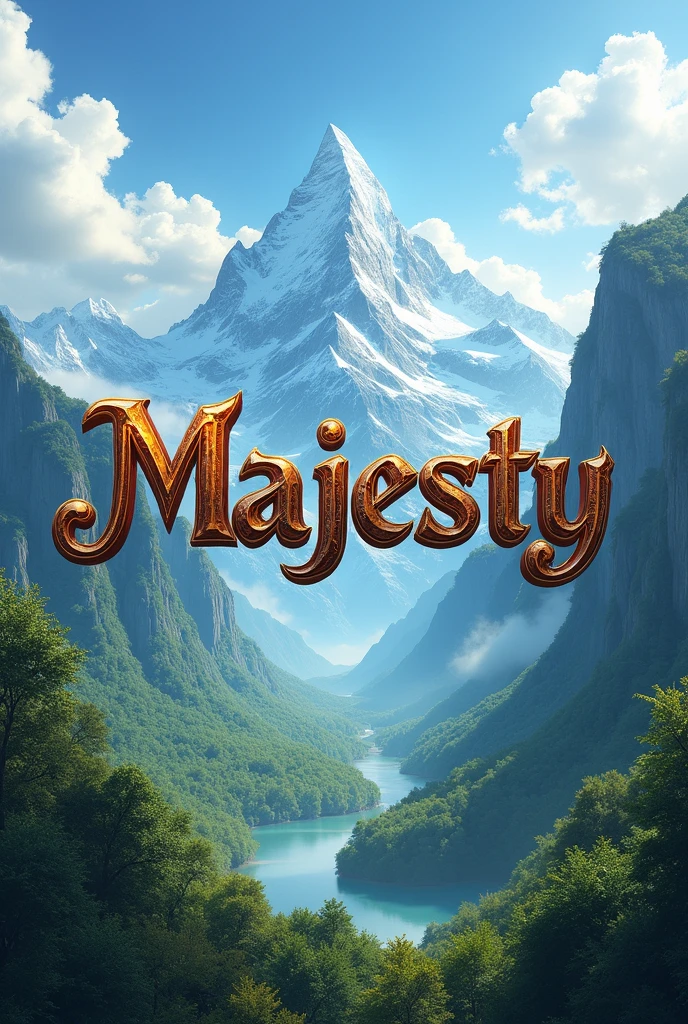 Mjestic Backgrond with namE "MAJESTY" - SeaArt AI