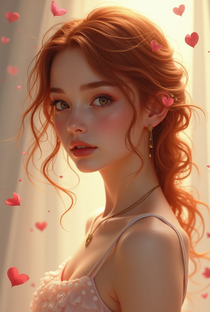 Create a girl who is obsessed with love - SeaArt AI