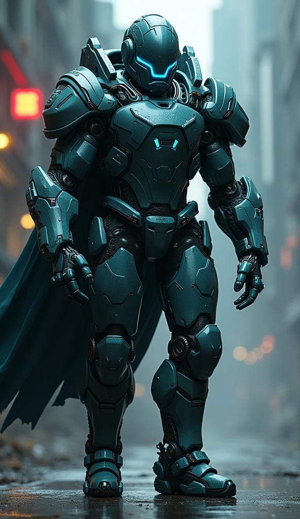 Prompt Breakdown for the Image Core Concept: * Futuristic Exosuit ...