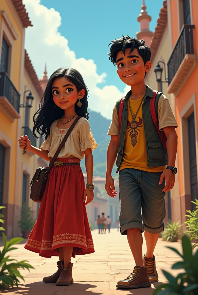 Two young adventurers: Xochitl who is a Guatemalan woman, whose name ...