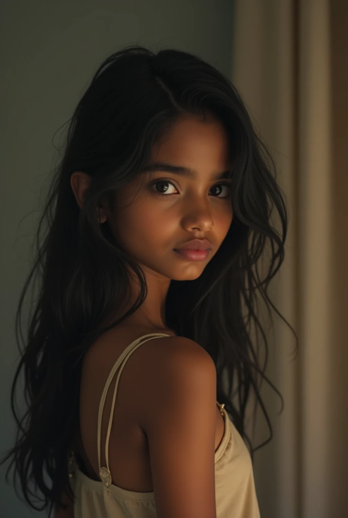 Slim indian girl in 19 years calling daddy - SeaArt AI