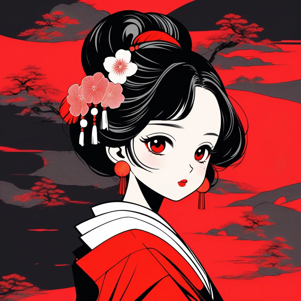 (Best, sketch:1.2),Practical,Illustrator,Japanese cartoons,1 girl ...