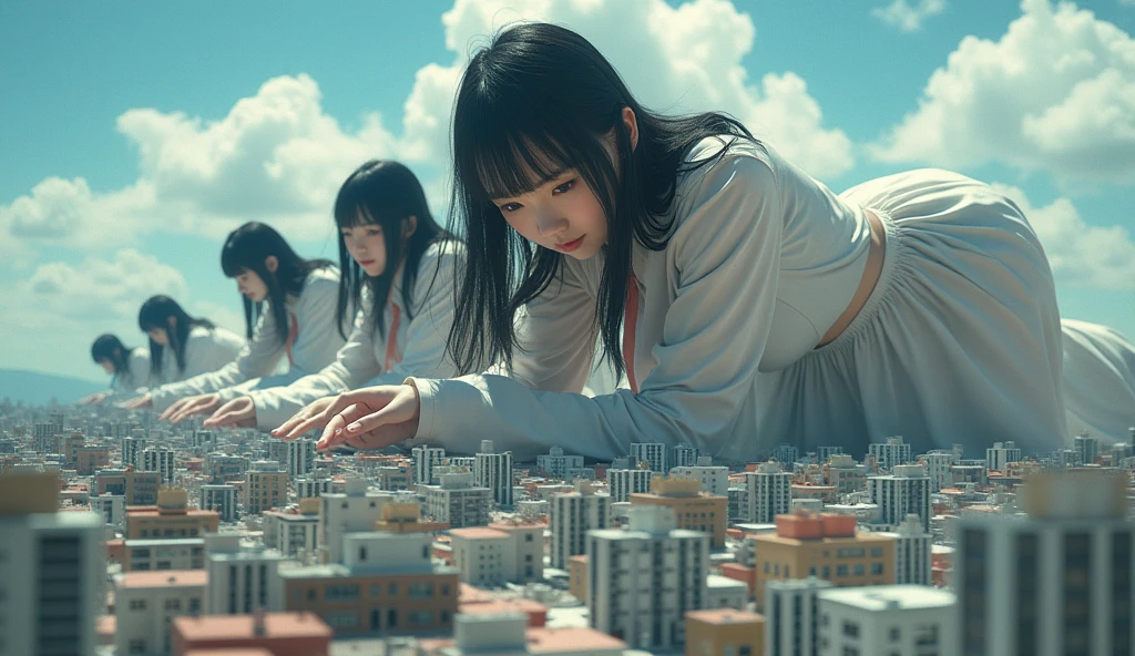 (Japanese Giant girl), (Super Best masterpiece giant girls Raw ...