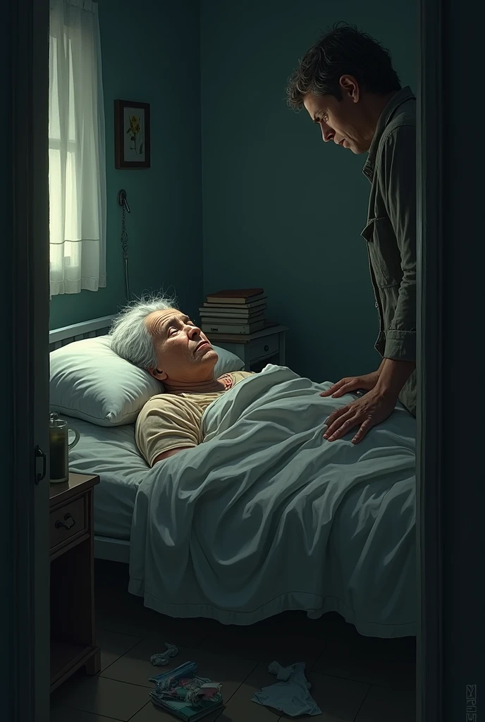 Aryan's mother's health is poor - SeaArt AI