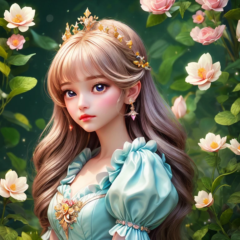 Princess in Cinderella Tale to capture a moment of deep contemplation ...