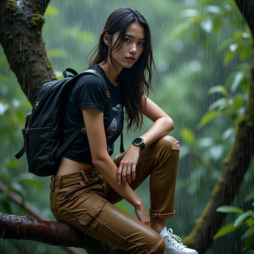 Photo of a beautiful woman with smooth white skin and a perfectly ...