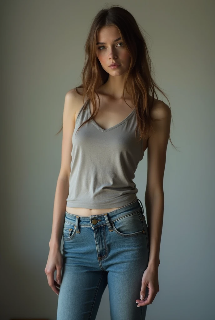 Girl Wearing Skinnys Close. - SeaArt AI