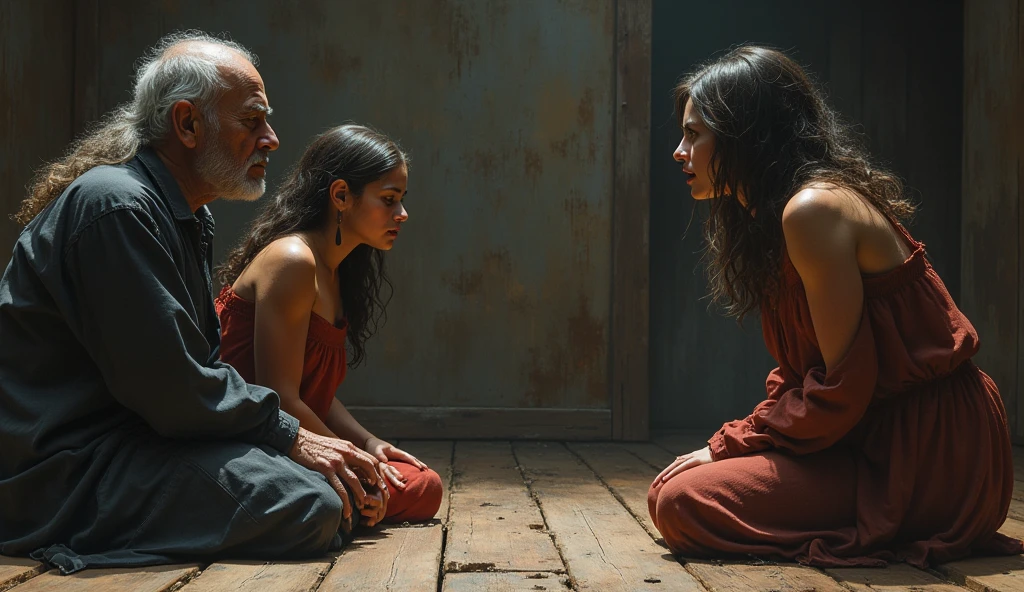 **Crying for Forgiveness**: The daughters-in-law kneeling before the ...