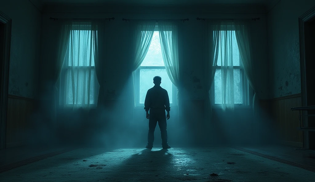 The Haunted Room of Screaming Windows: Ravi stands in a room where all ...