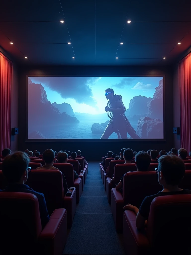 3D MOVIE WATCHING SCREEN - SeaArt AI