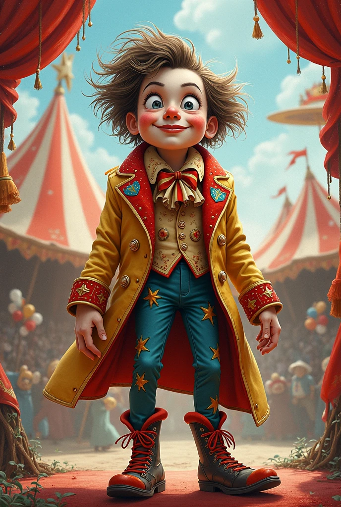 Circus Character Man Drawing - SeaArt AI