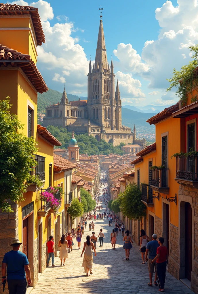 Make a picture of the country Spain - SeaArt AI