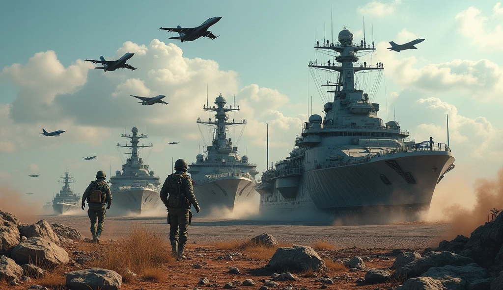 Army, navy, aeronautics - SeaArt AI