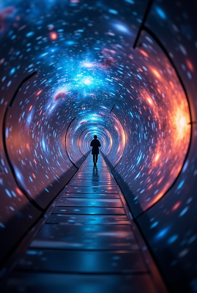 Interactive Space Tunnel: A corridor that simulates space travel ...