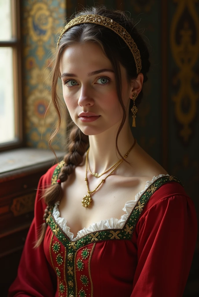 (photorealism:1.2), beautiful medieval woman, in age late 30s - SeaArt AI