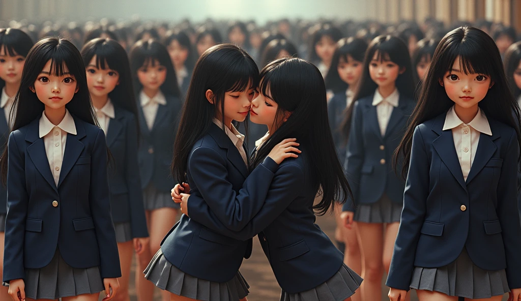 (Japanese Clone-girls=Myself), (Super Best masterpiece Clone - SeaArt AI