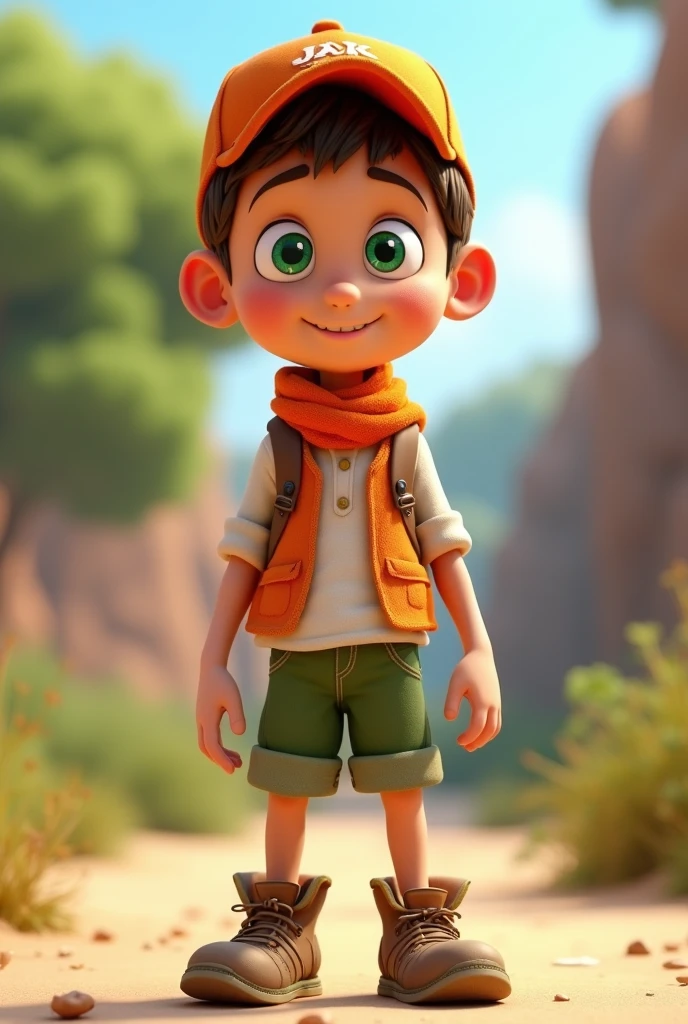 "Create a 3D animated character named Jack, inspired by the Disney ...