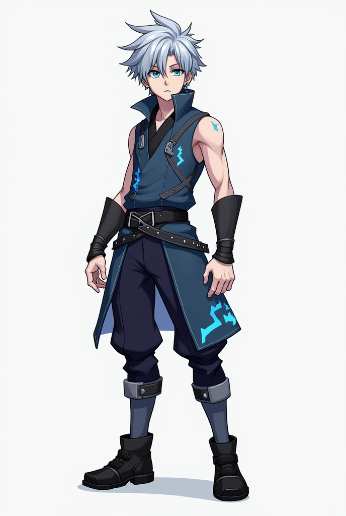 Normal Appearance: Hair: Raiden's hair is a striking silver color with ...