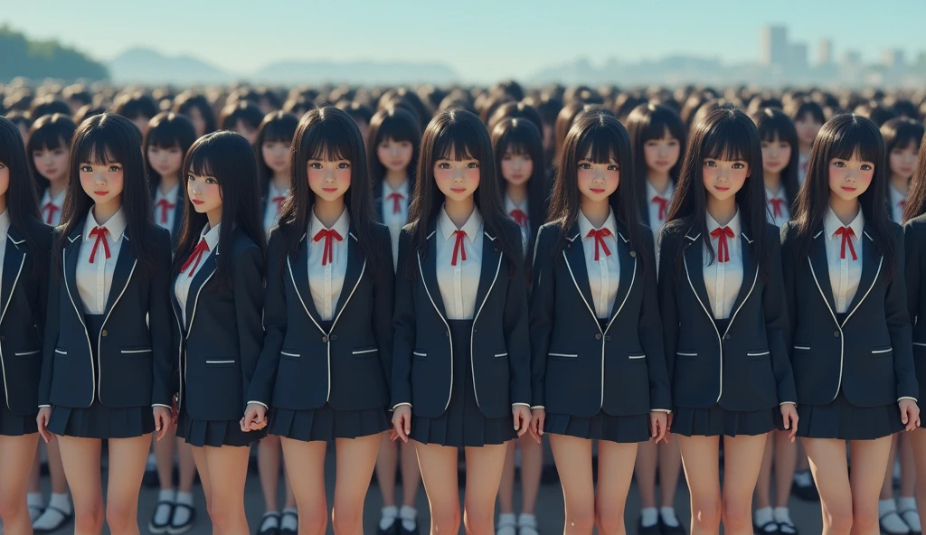 (Japanese Clone-girls=Myself), (Super Best masterpiece Clone - SeaArt AI