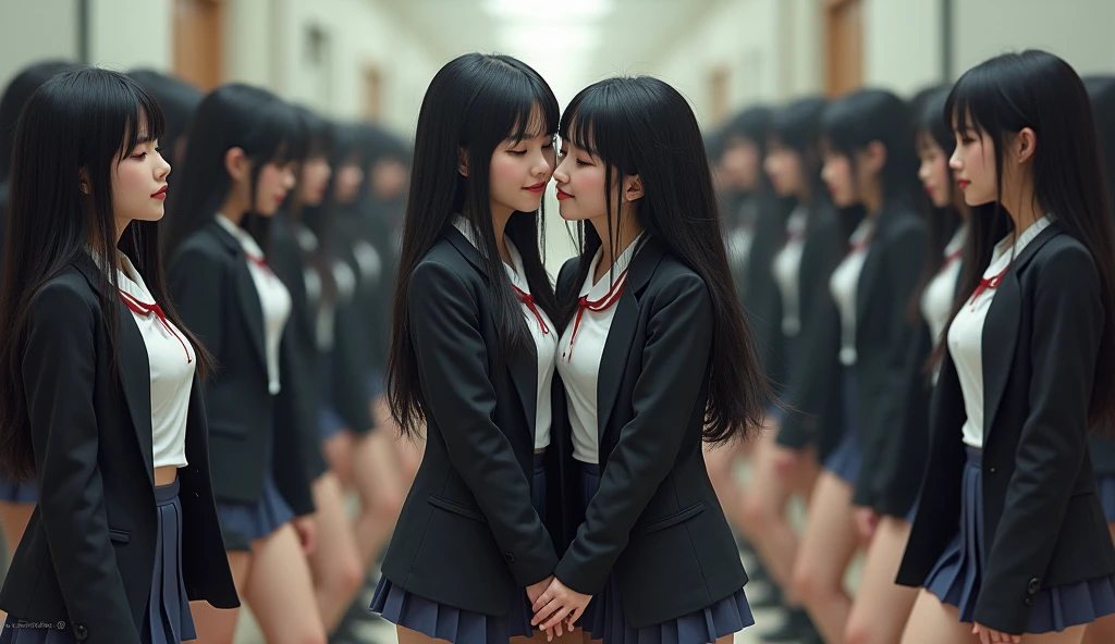 (Japanese Clone-girls=Myself), (Super Best masterpiece Clone - SeaArt AI