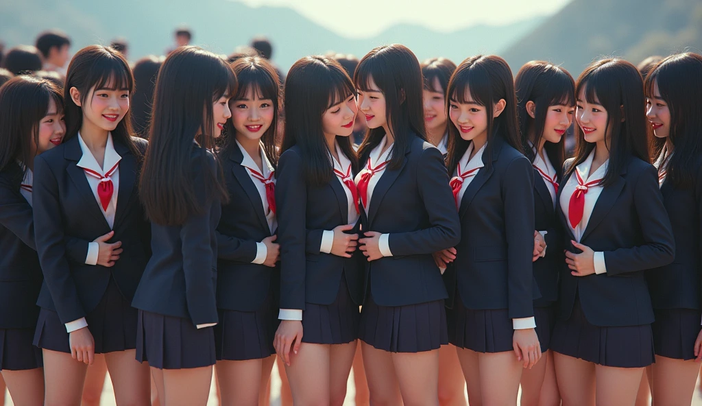 (Japanese Clone-girls=Myself), (Super Best masterpiece Clone - SeaArt AI