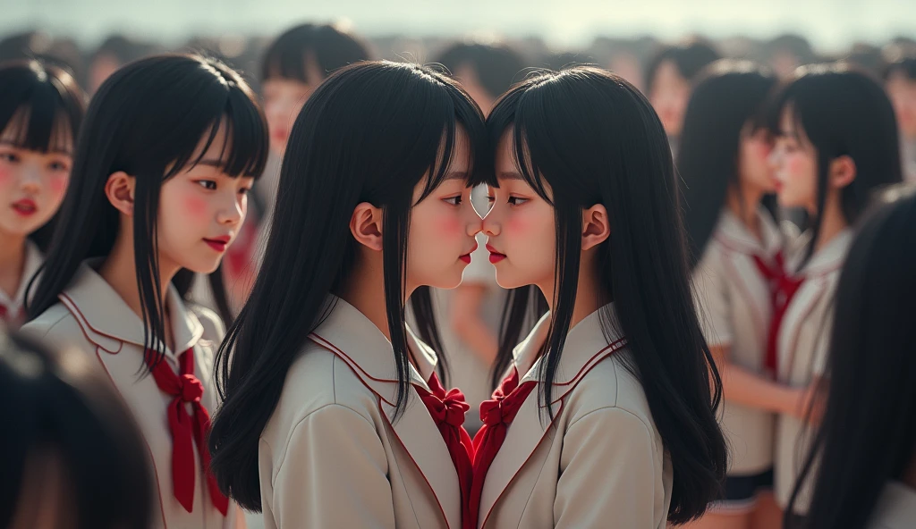 (Japanese Clone-girls=Myself), (Super Best masterpiece Clone - SeaArt AI