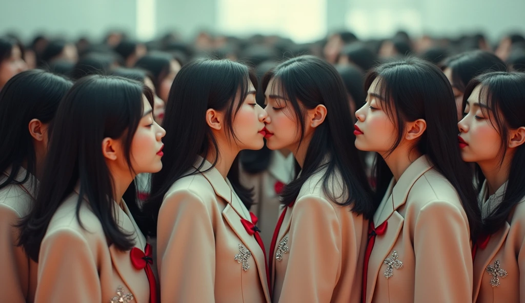 (Japanese Clone-girls=Myself), (Super Best masterpiece Clone - SeaArt AI