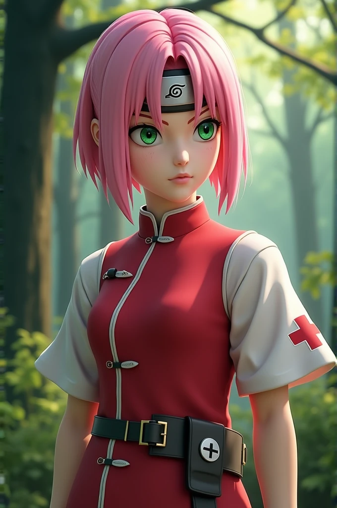 Sakura Haruno in real life 3D - SeaArt AI